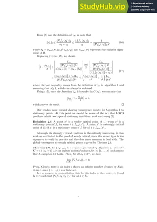 A Robust Method Based On LOVO Functions For Solving Least Squares Problems | PDF