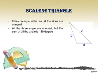 TRIANGLES AND ITS TYPES | PDF