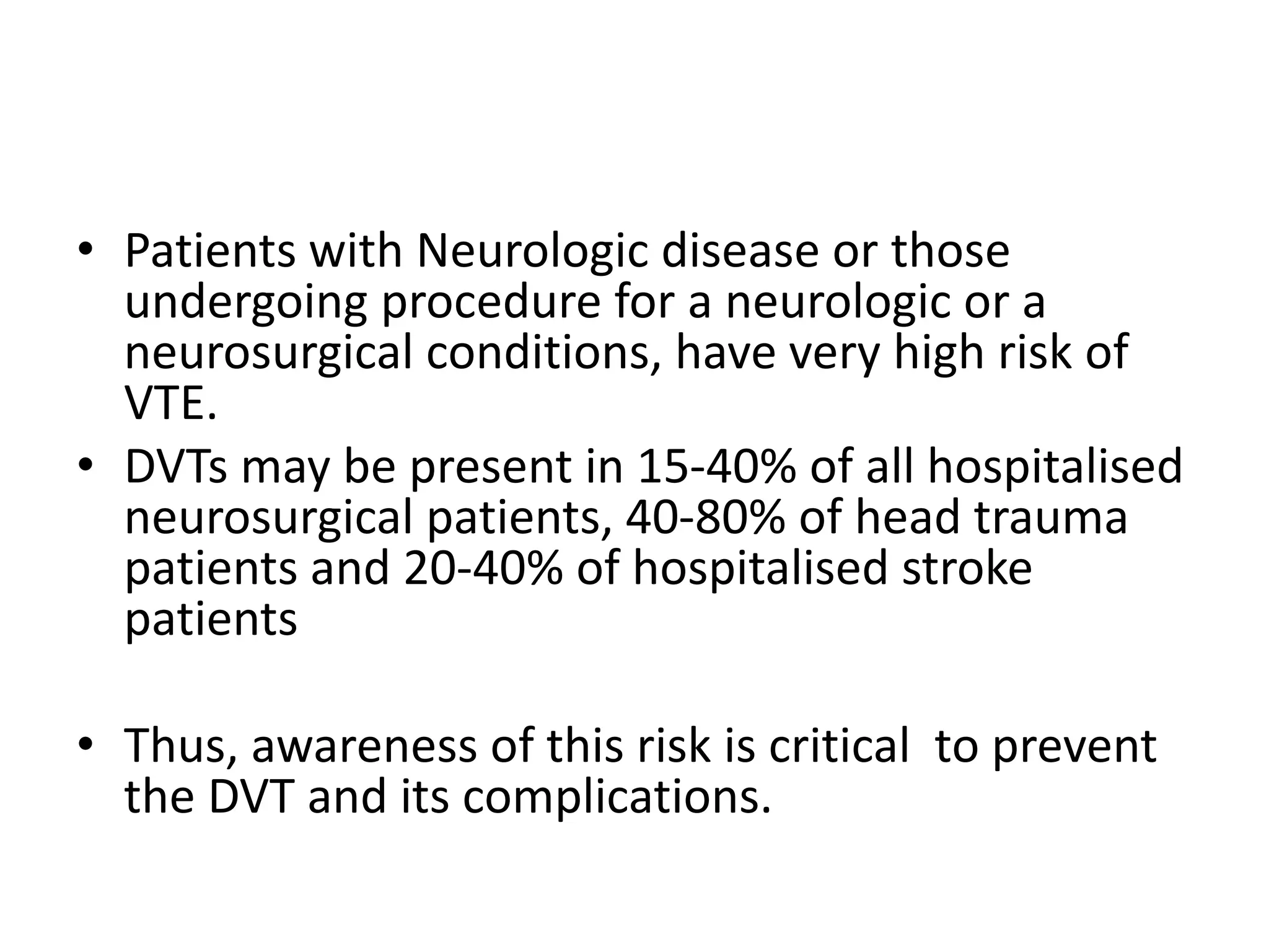 A role of anticoagulation in neurocritical care jhjk | PPTX