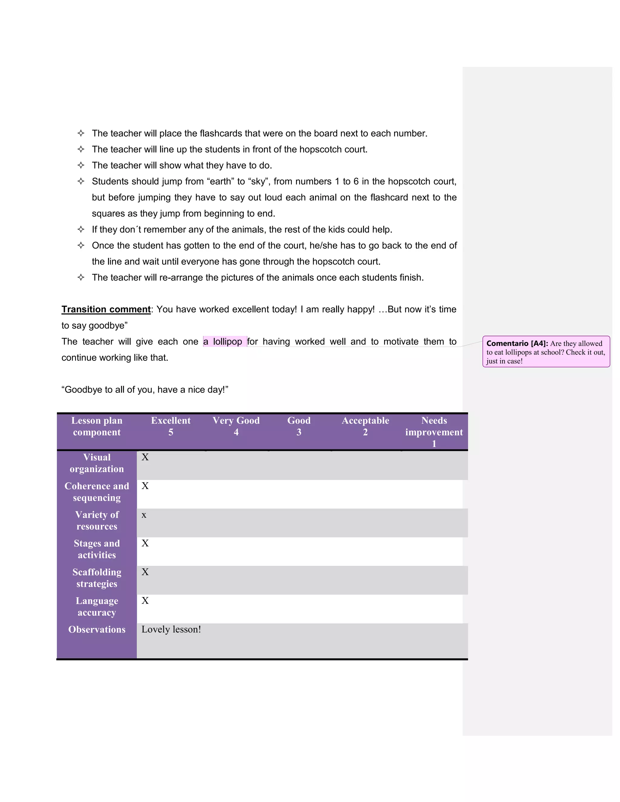 Aromando lesson plan 1 - passed | PDF