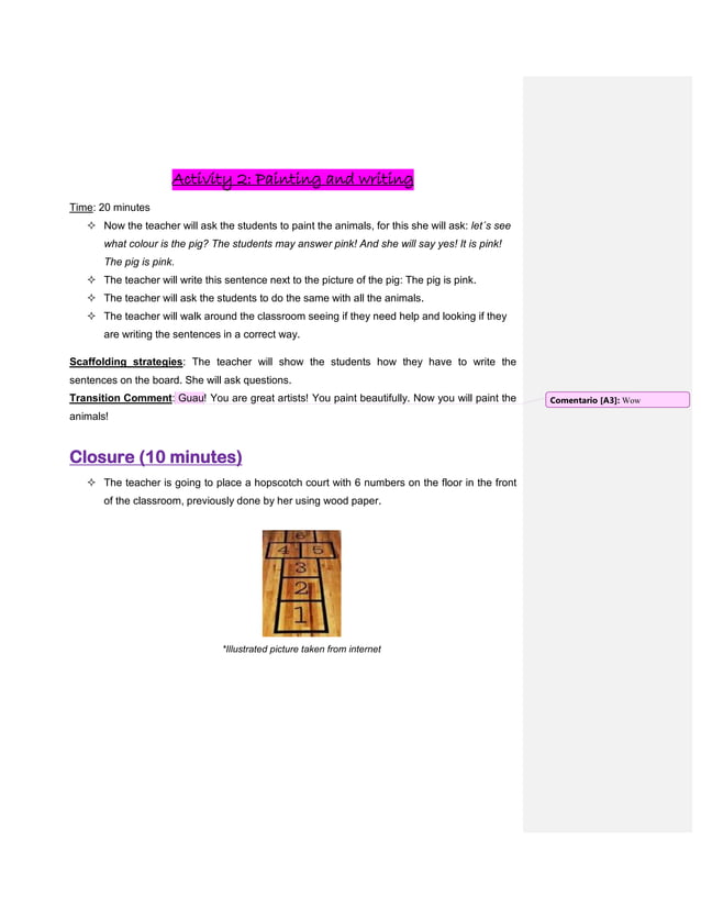 Aromando lesson plan 1 - passed | PDF