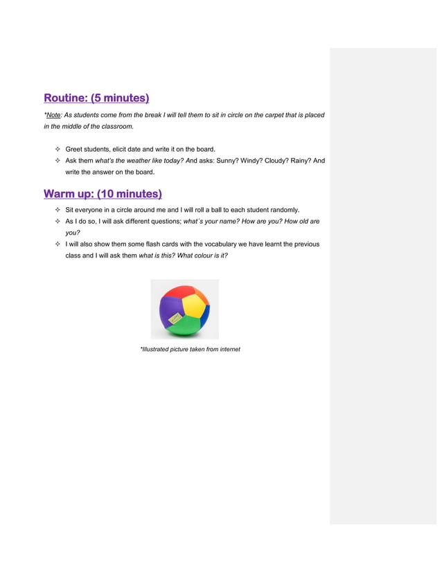 Aromando lesson plan 2 - passed | PDF
