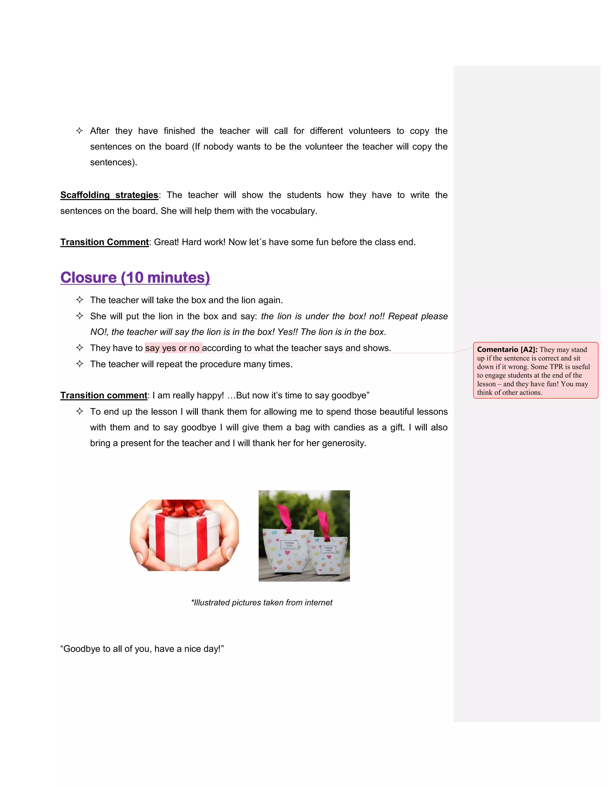 Aromando lesson plan 4 - passed | PDF