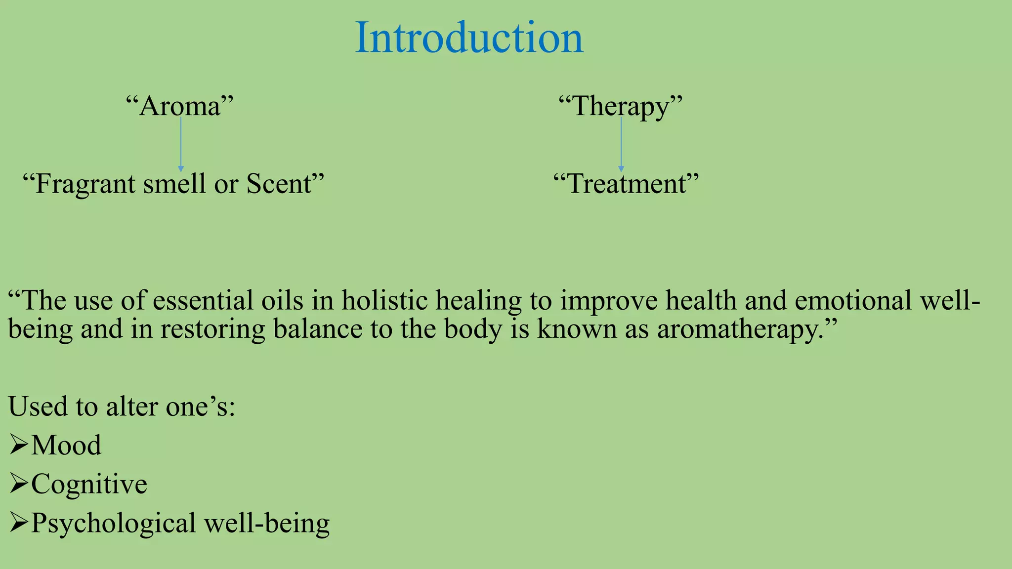 Aromatherapy | PPTX