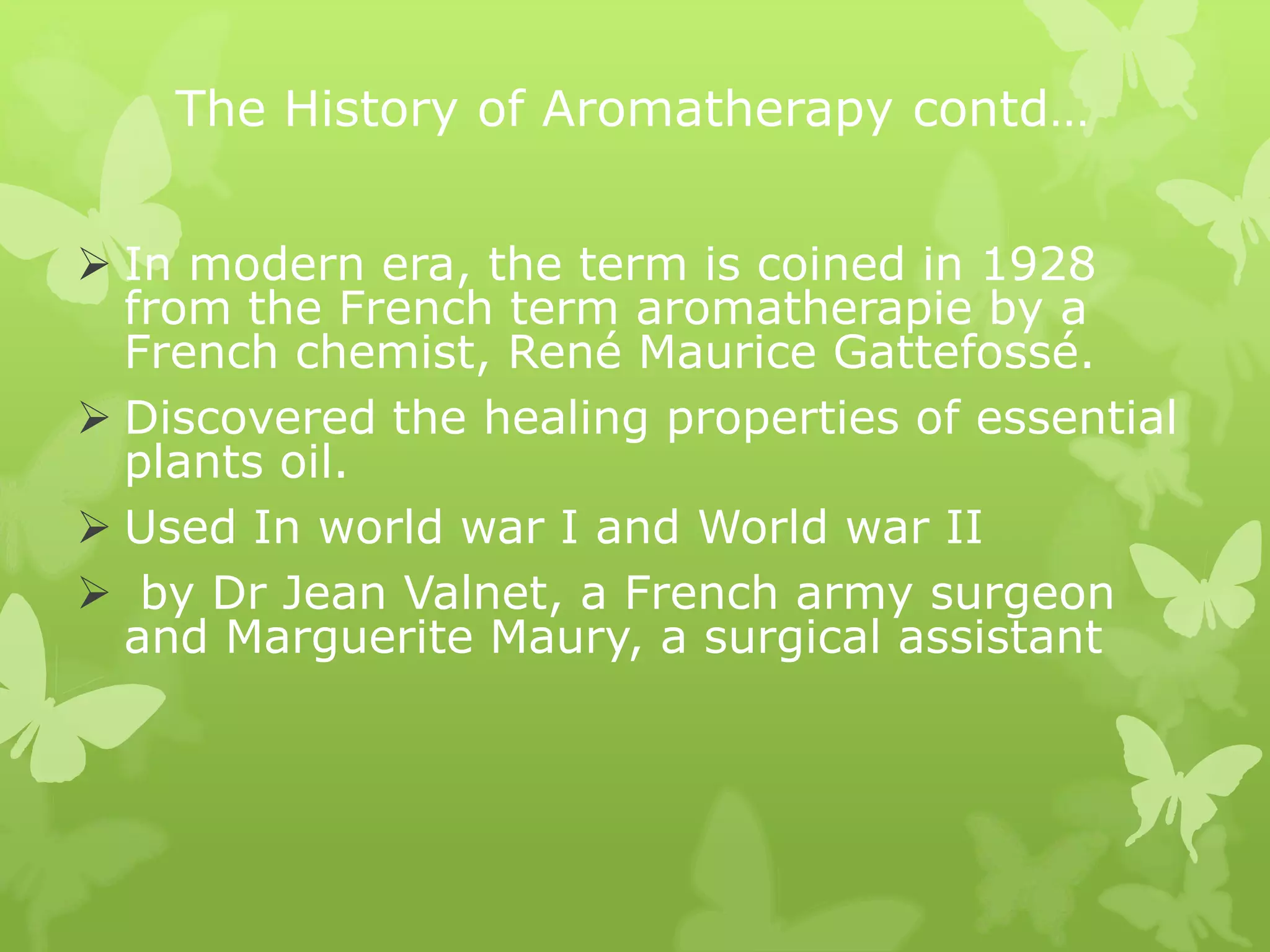 Aromatherapy | PPTX