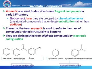 Comprehensive Overview of Aromatic Compounds in Organic Chemistry | PDF