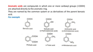 Aromatic Acid.pdf Aromatic acids are compounds in which one or more ...
