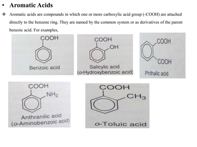 aromatic acids new (1).pptx | Chemistry | Science