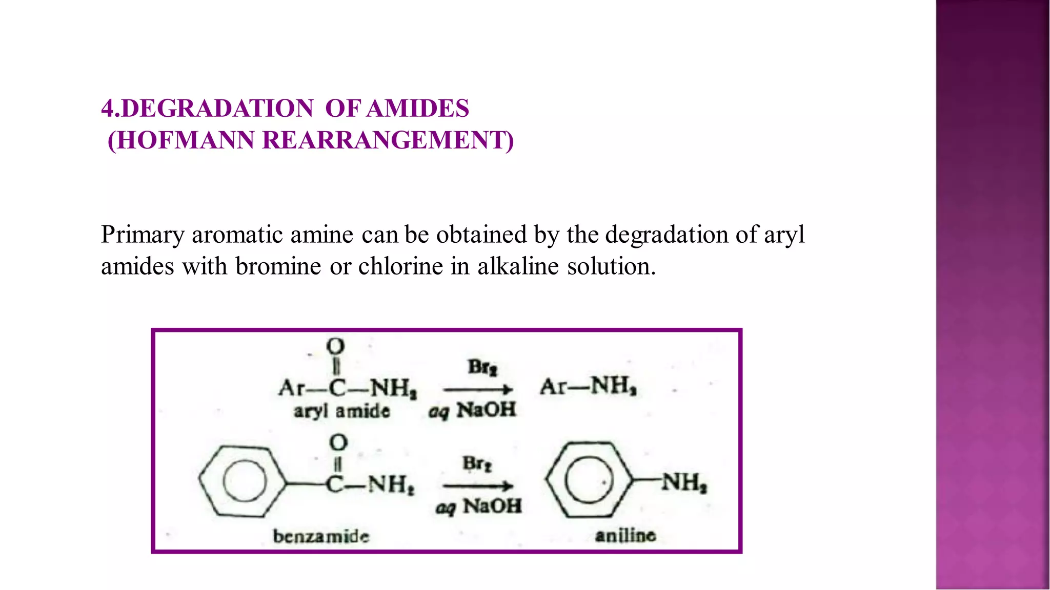 Methods of preparation of Aromatic amines | PDF