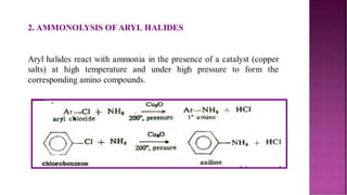 Methods of preparation of Aromatic amines | PDF