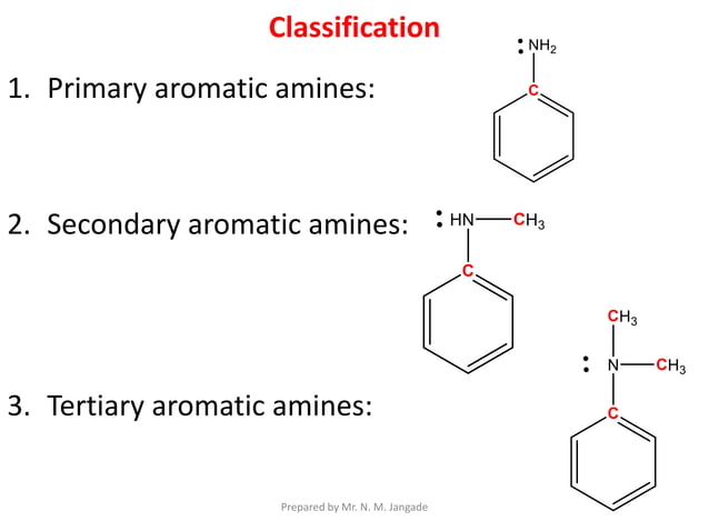 Aromatic amines | PPTX