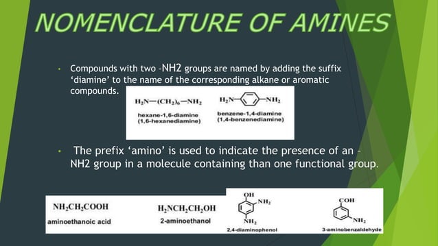 Aromatic amines | PPTX