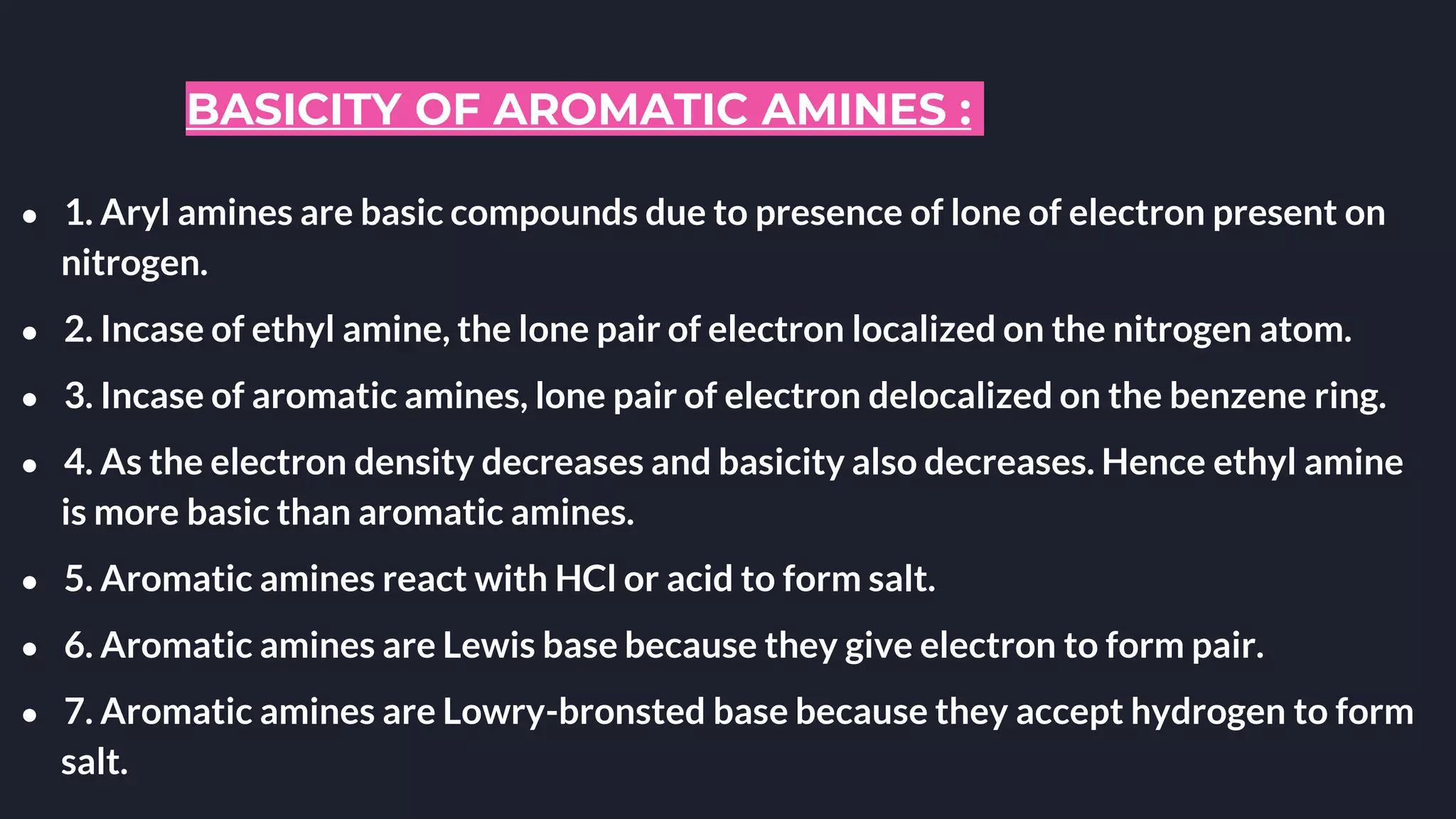 Aromatic amines | PPTX