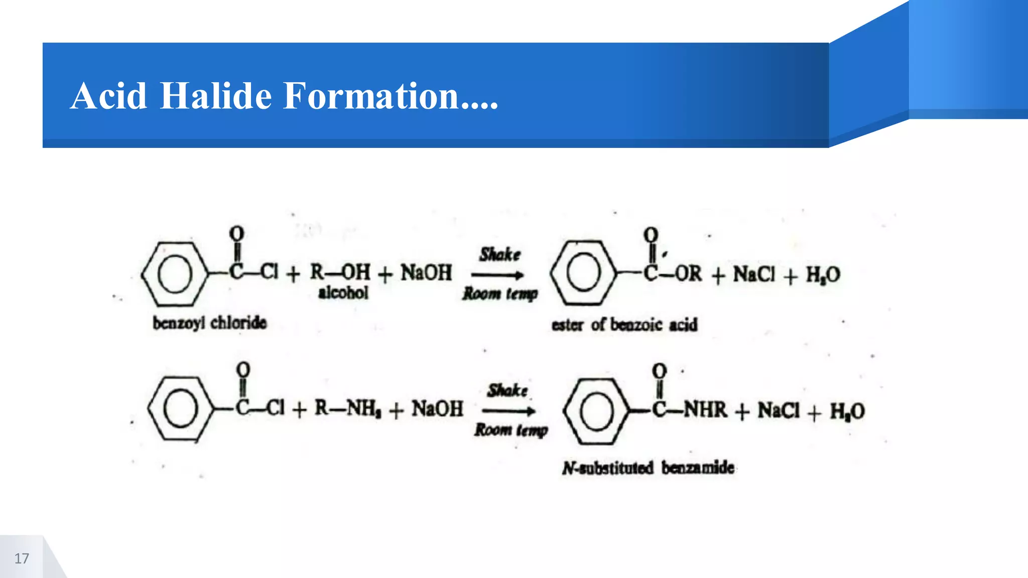 Aromatic carboxylic acid preparation and reaction | PDF