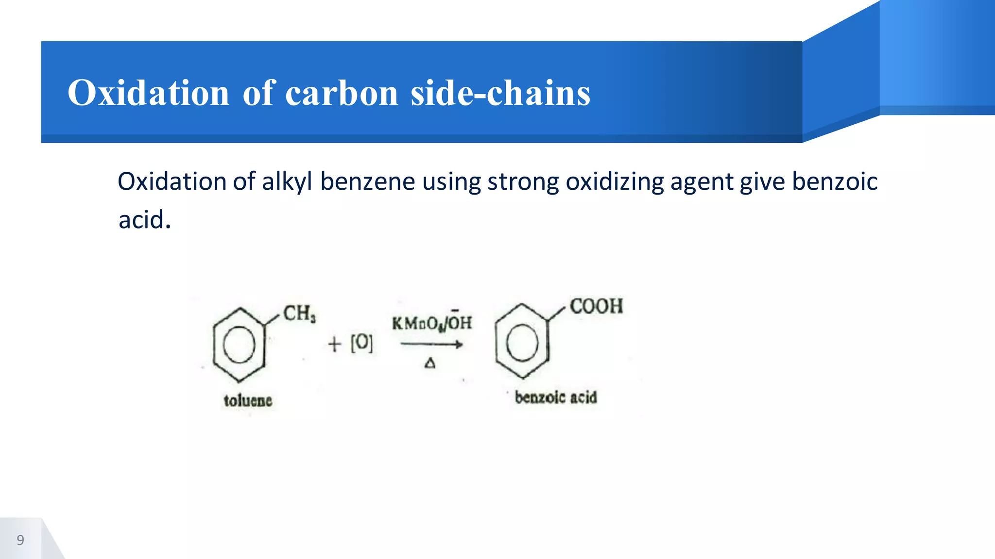 Aromatic carboxylic acid preparation and reaction | PDF