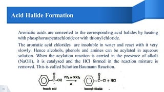 Aromatic carboxylic acid preparation and reaction | PDF