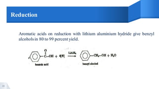 Aromatic carboxylic acid preparation and reaction | PDF