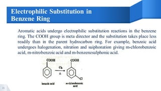 Aromatic carboxylic acid preparation and reaction | PDF