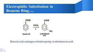Aromatic carboxylic acid preparation and reaction | PDF