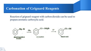 Aromatic carboxylic acid preparation and reaction | PDF