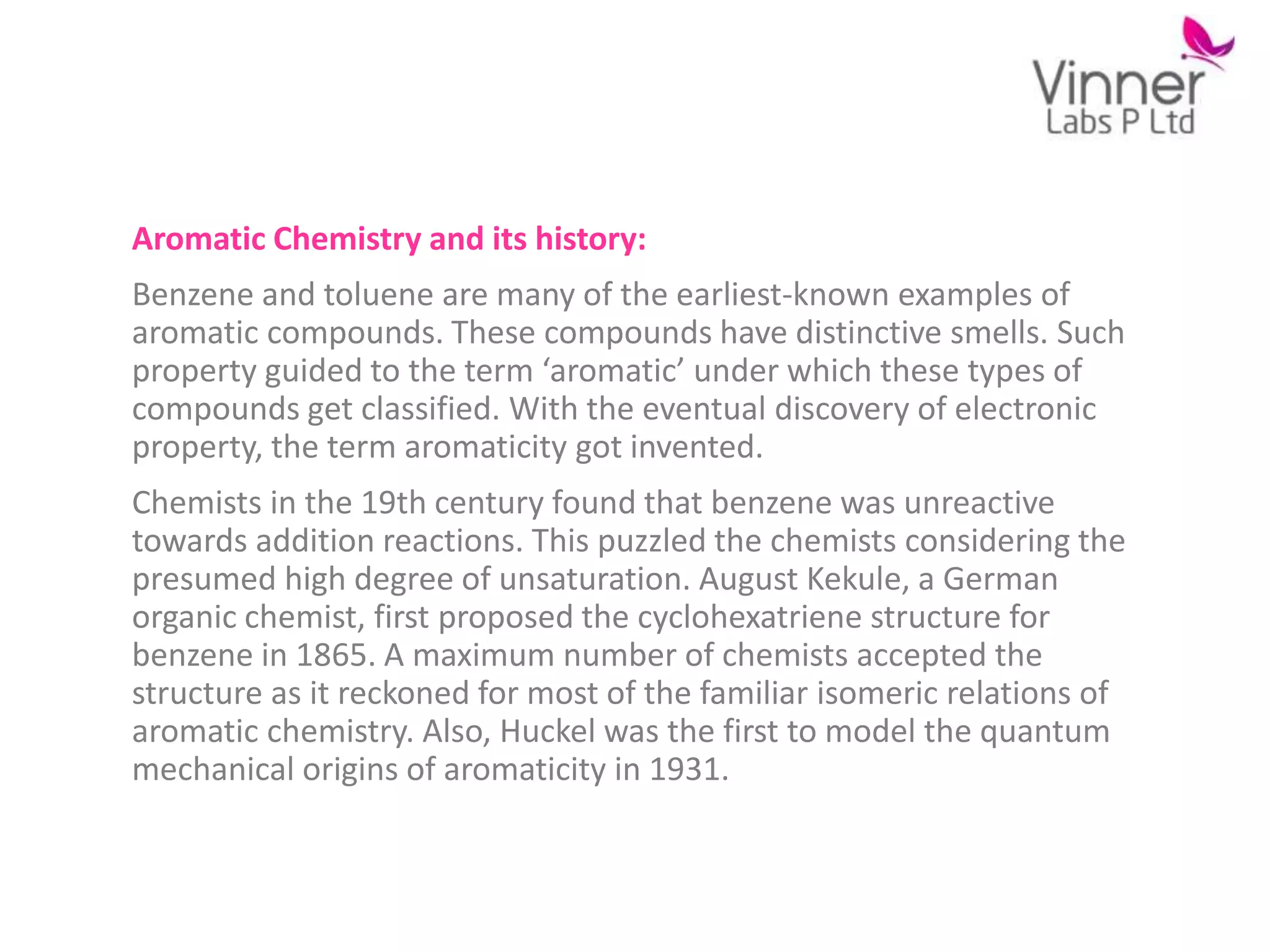 Aromatic Chemistry – An Introduction | PPT