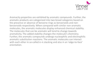 Aromatic Chemistry – An Introduction | PPTX