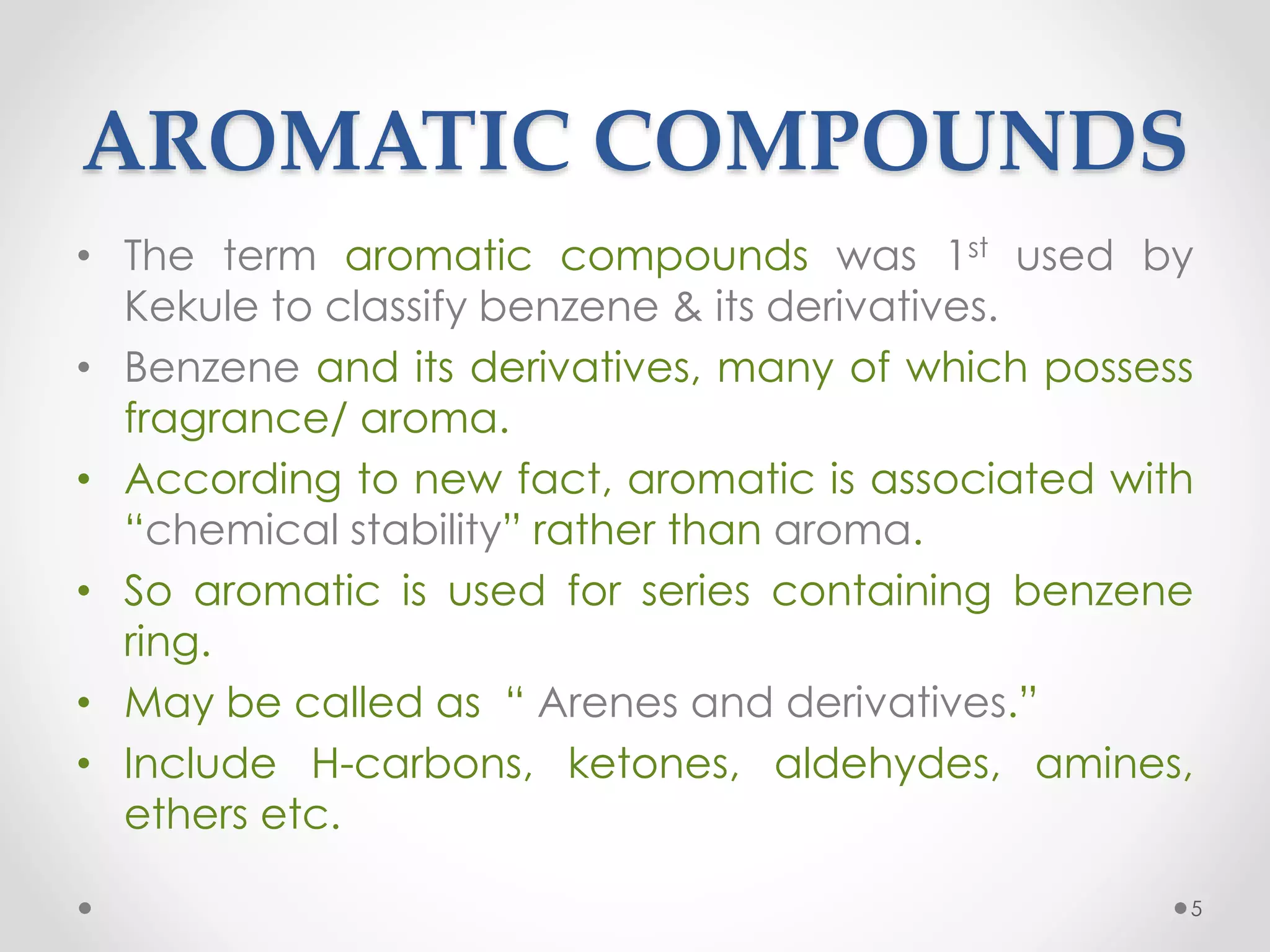 Aromatic compounds | PPTX