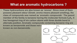 List Of Aromatic Hydrocarbons