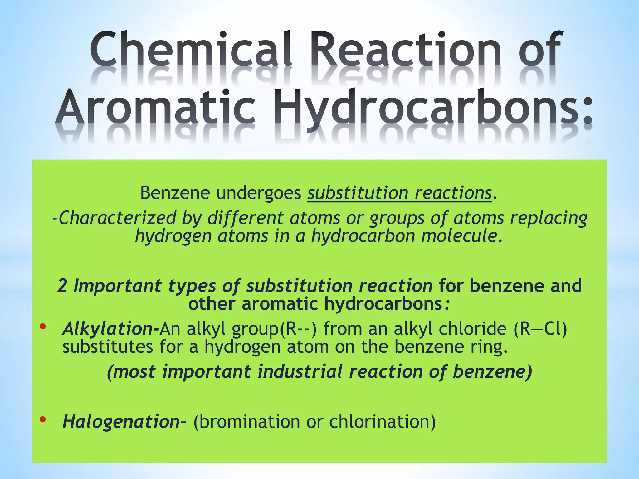 Aromatic hydrocarbons | PPTX