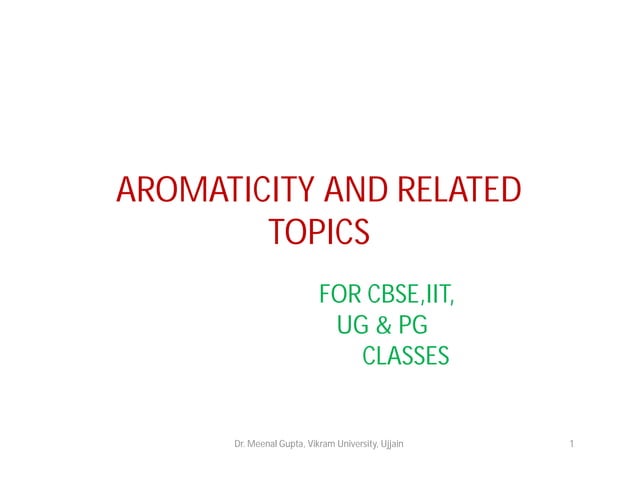 Aromaticity | PDF | Chemistry | Science