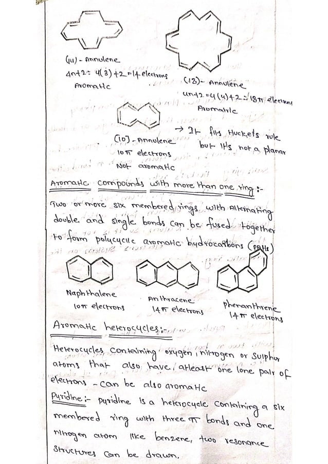 Aromaticity and Huckels rule .pdf | Chemistry | Science