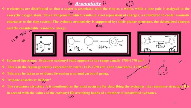 Aromaticity of Sydnones Aromaticity Part 7.pdf | Chemistry | Science