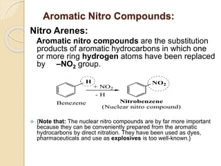 Aromatic nitro compounds by dr. pramod r. padole | PPT