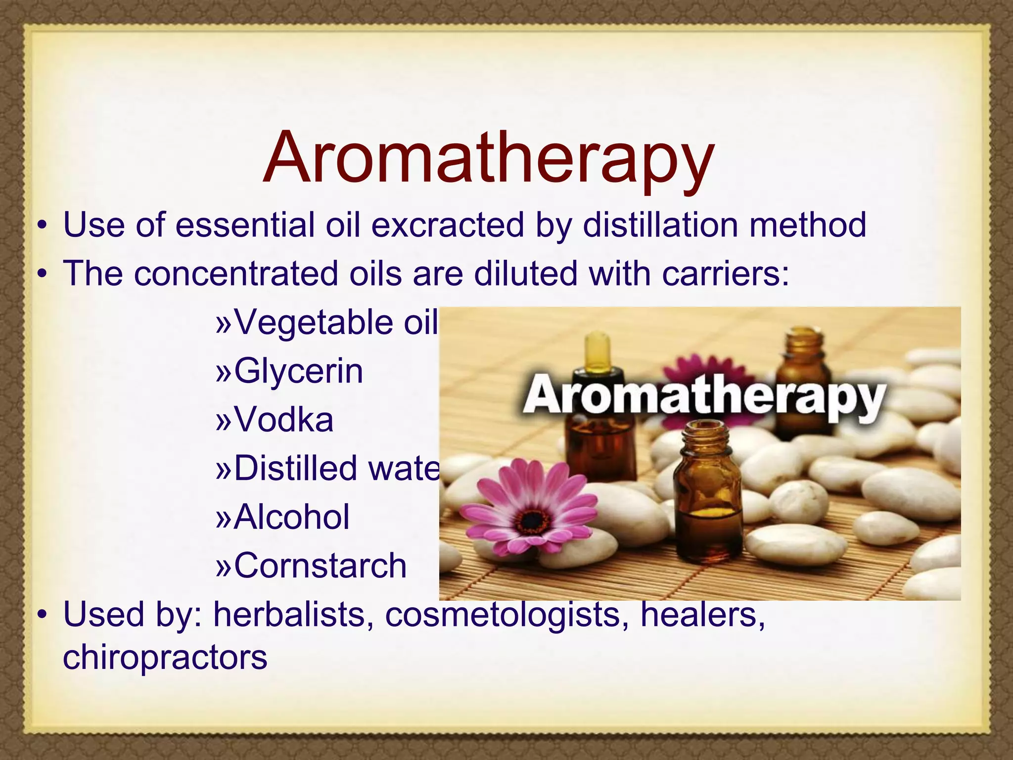 Aromatic waters | PPT