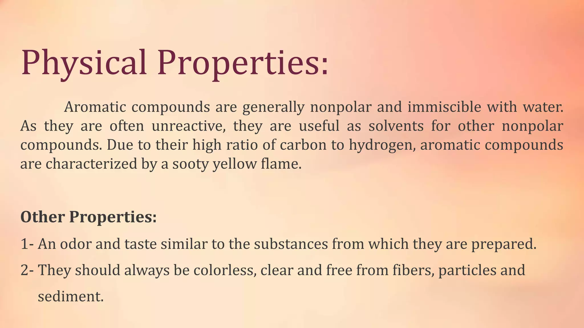 Aromatic waters | PPTX