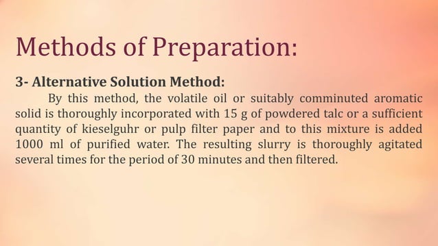 Aromatic waters | PPTX | Perfume and Fragrance | Beauty