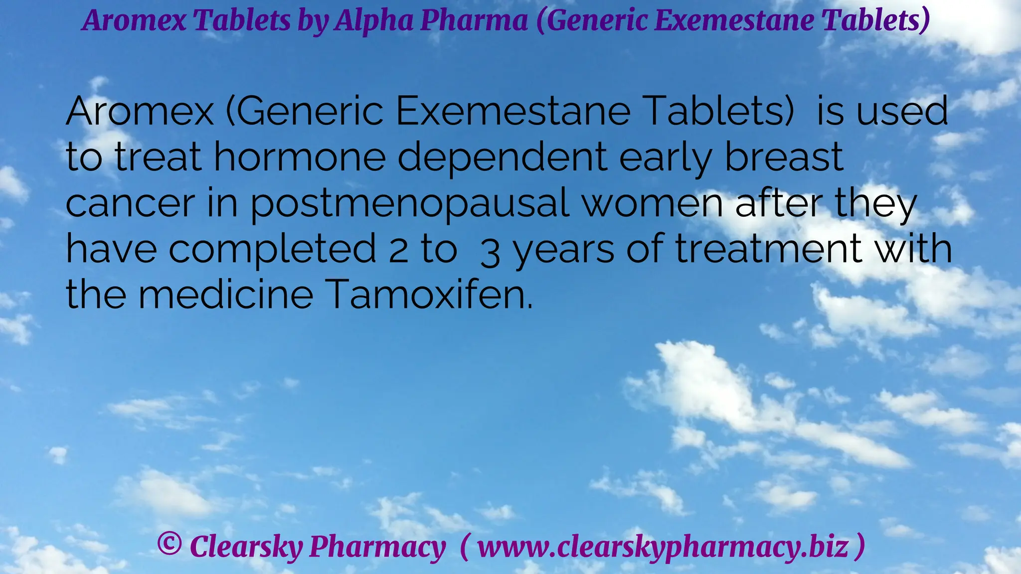 Aromex Tablets by Alpha Pharma (Generic Exemestane Tablets) | PDF