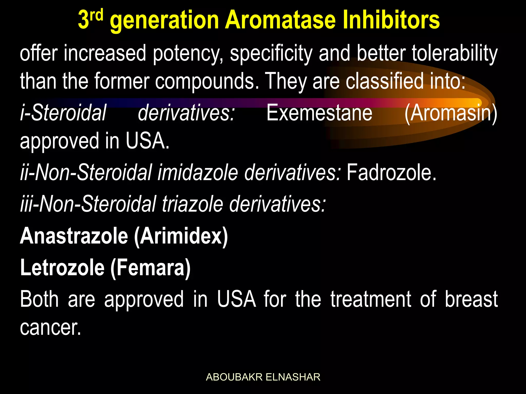 Uses of aromatase inhibitors in gynecology | PDF