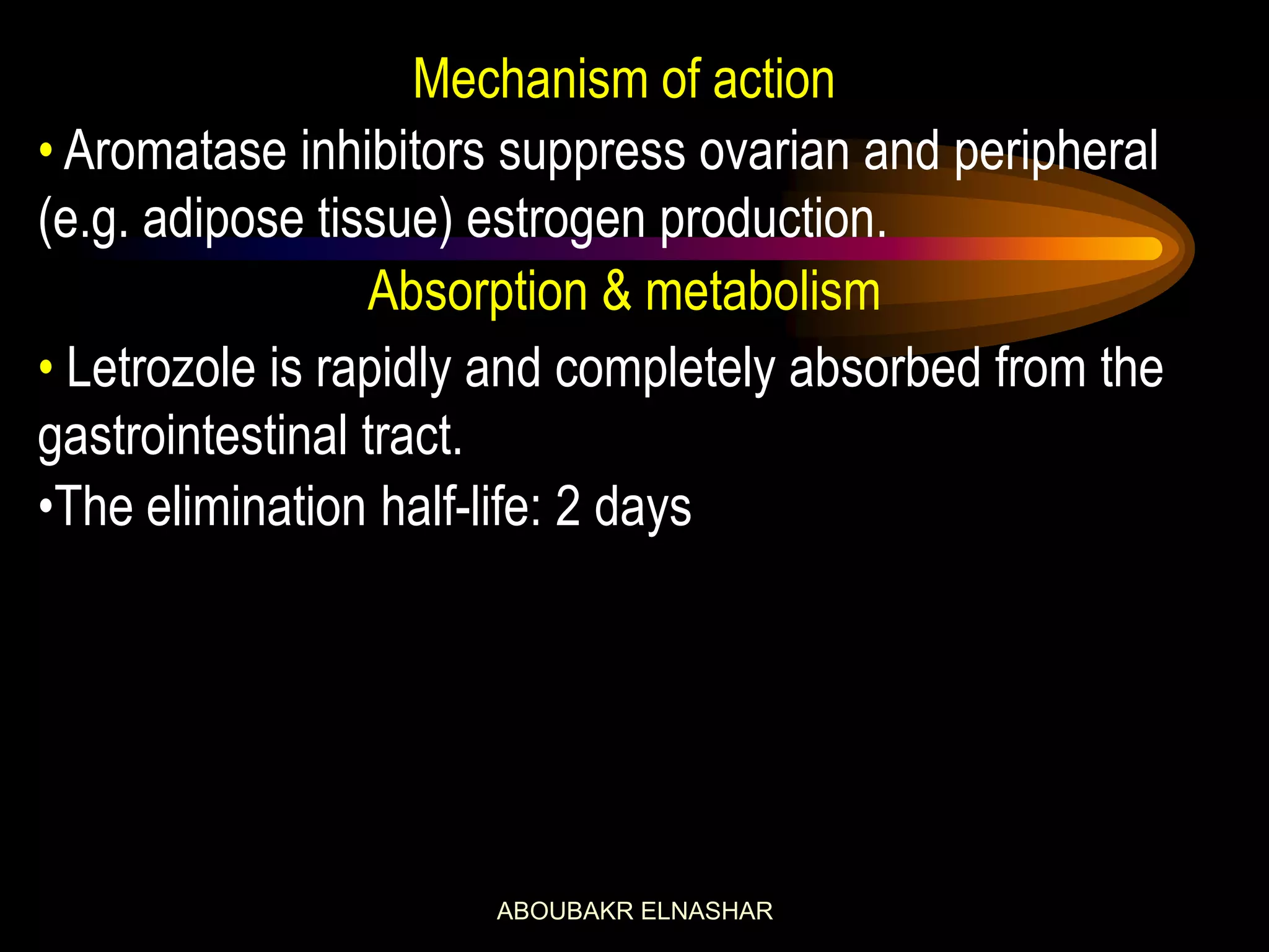 Uses of aromatase inhibitors in gynecology | PDF