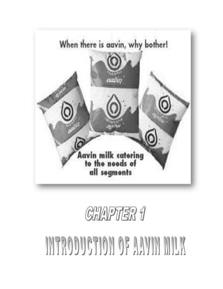 internship report_aavin | DOCX