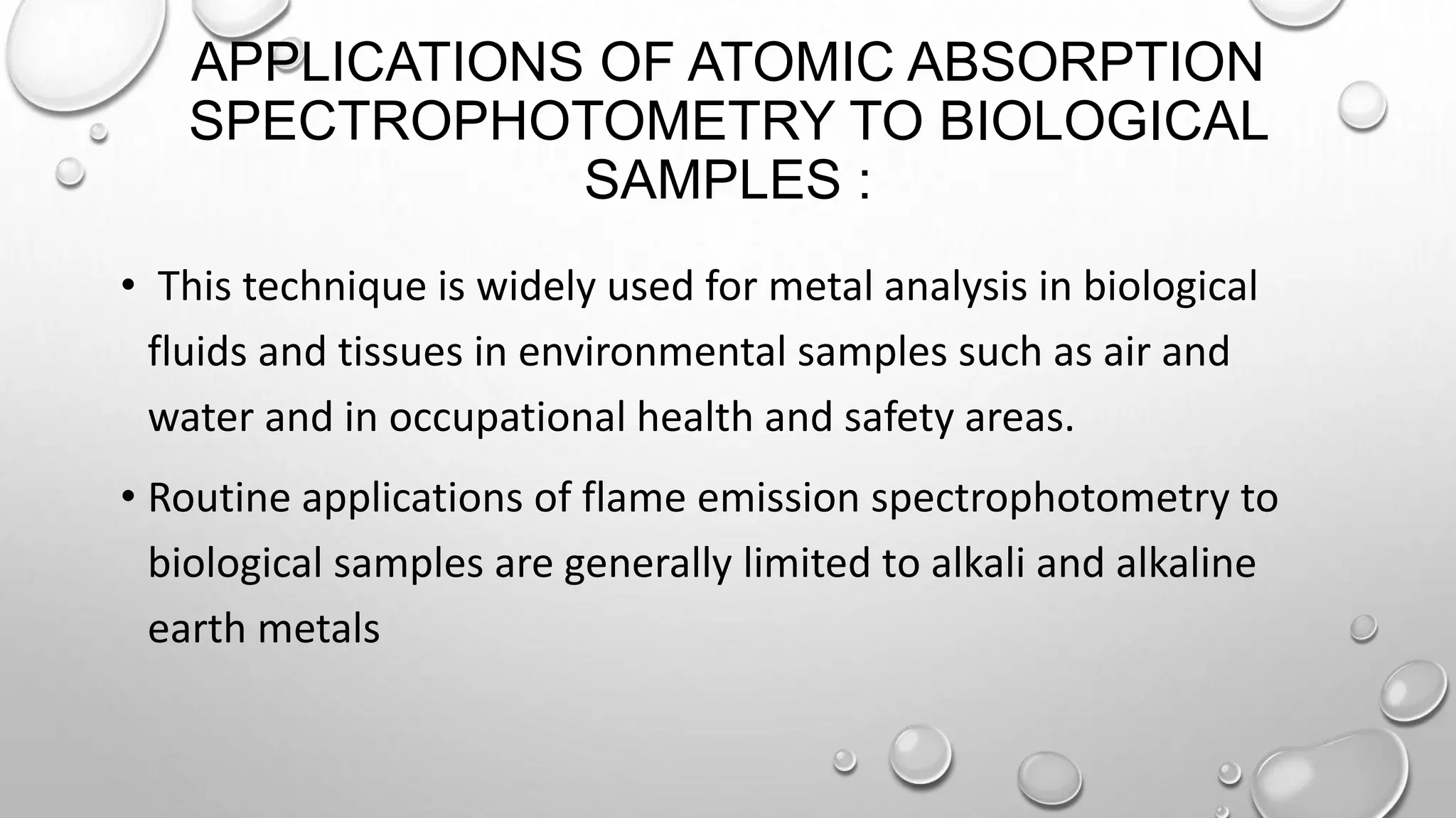 atomic absorption spectrophotometry (sample preparation) | PPTX