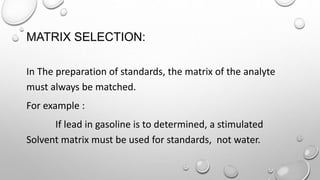 atomic absorption spectrophotometry (sample preparation) | PPTX