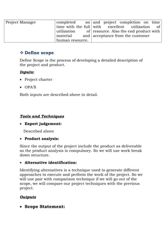project on construction of house report. | DOC