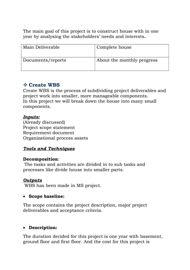 project on construction of house report. | DOC | Construction Industry ...