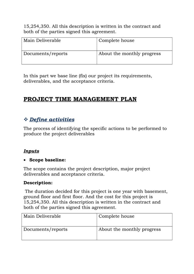project on construction of house report. | DOC | Construction Industry ...