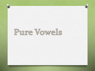 Vowels Assignment | PPT