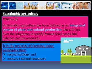 Sustainable Food Production System | PPTX