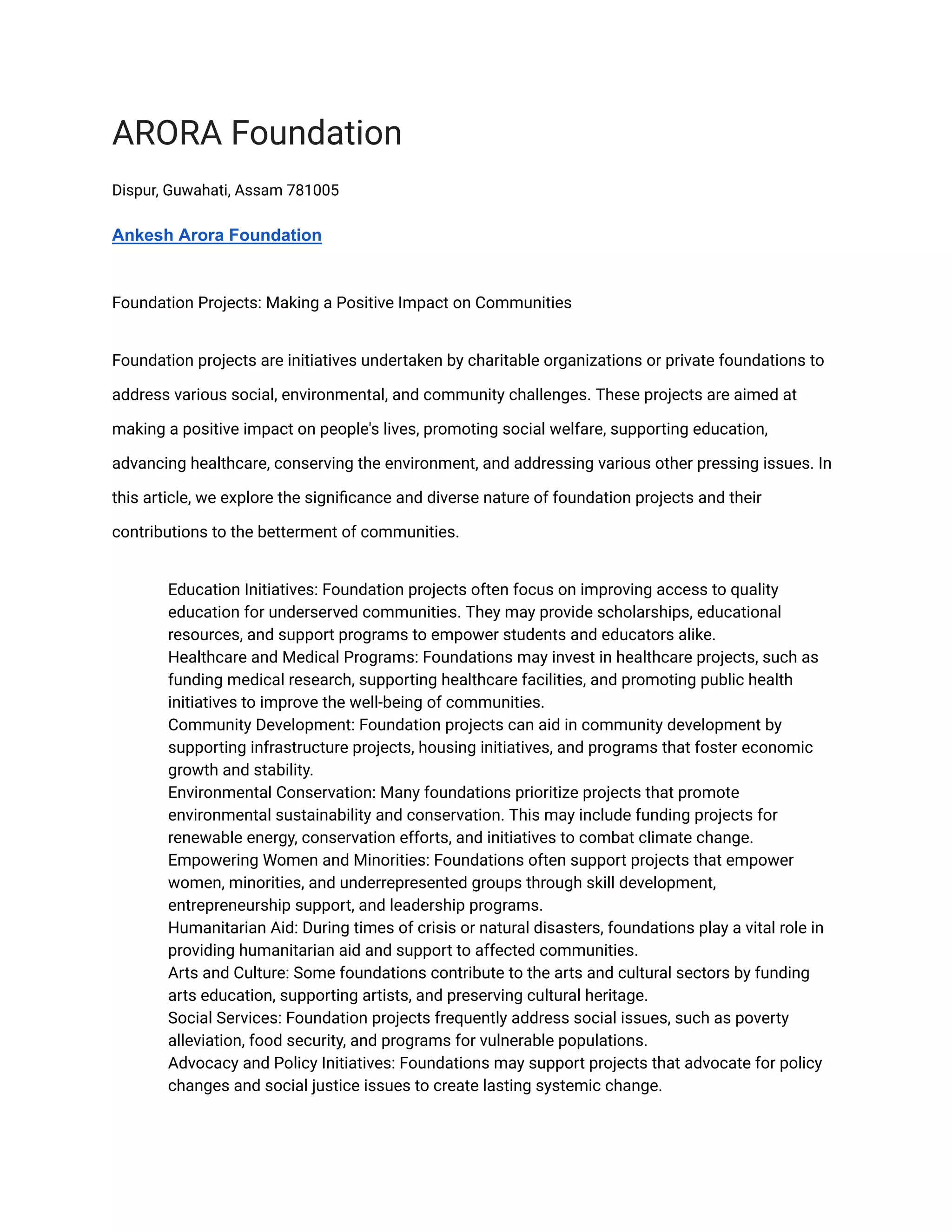 ARORA Foundation.pdf