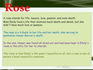 A rose for emily .ppt