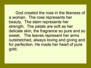 A Rose That God Created | PPT